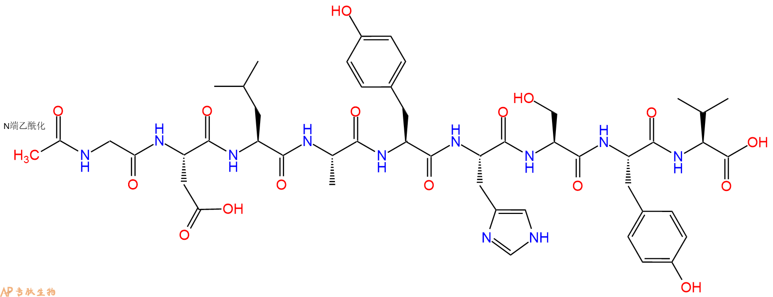 Ac-Gly-Asp-Leu-Ala-Tyr-His-Ser-Tyr-Val-OH_Ac-Gly-Asp-Leu-Ala-Tyr-His ...